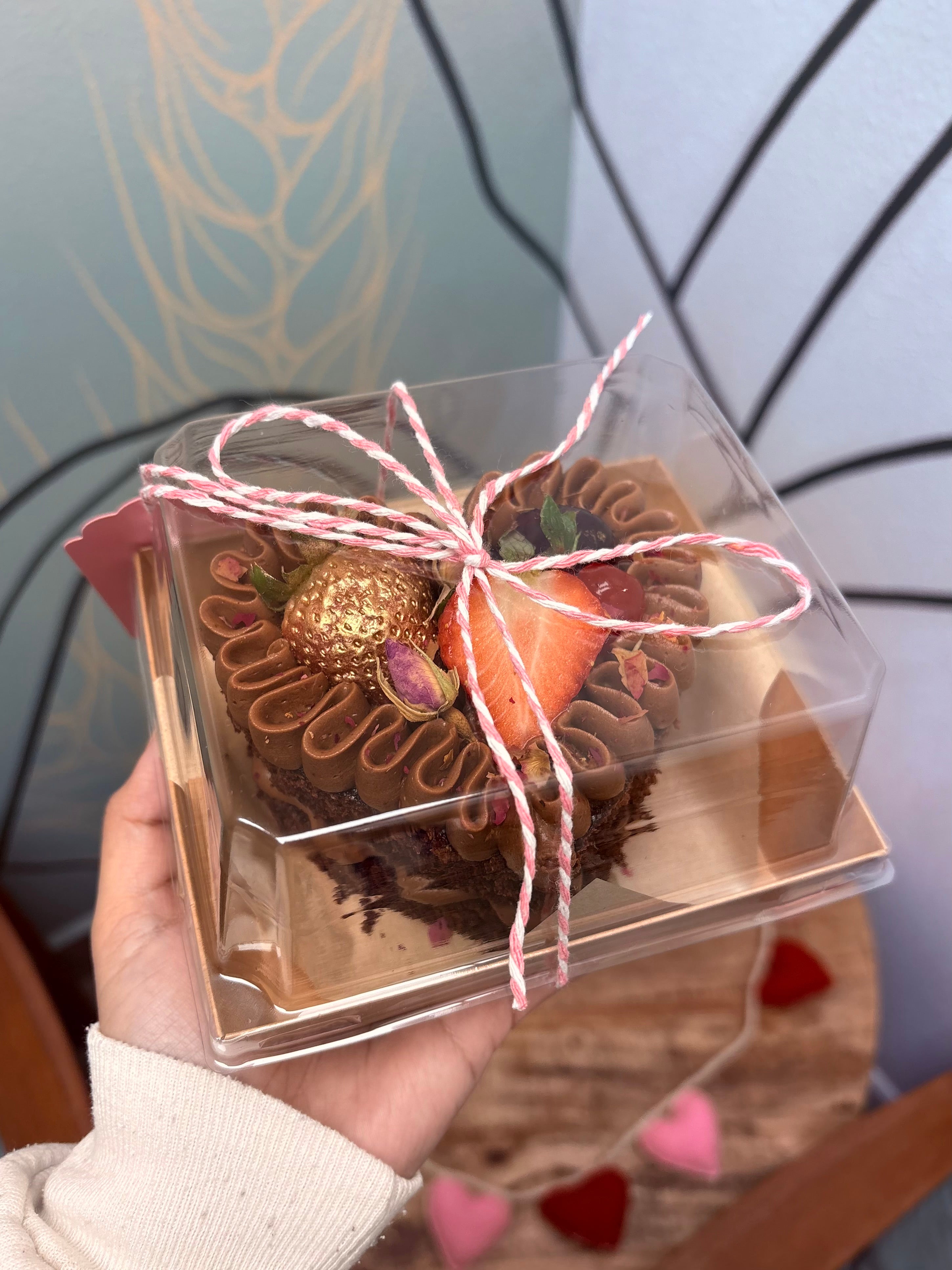 Heart Shaped Mini Cake – Sweet Craft Vegan